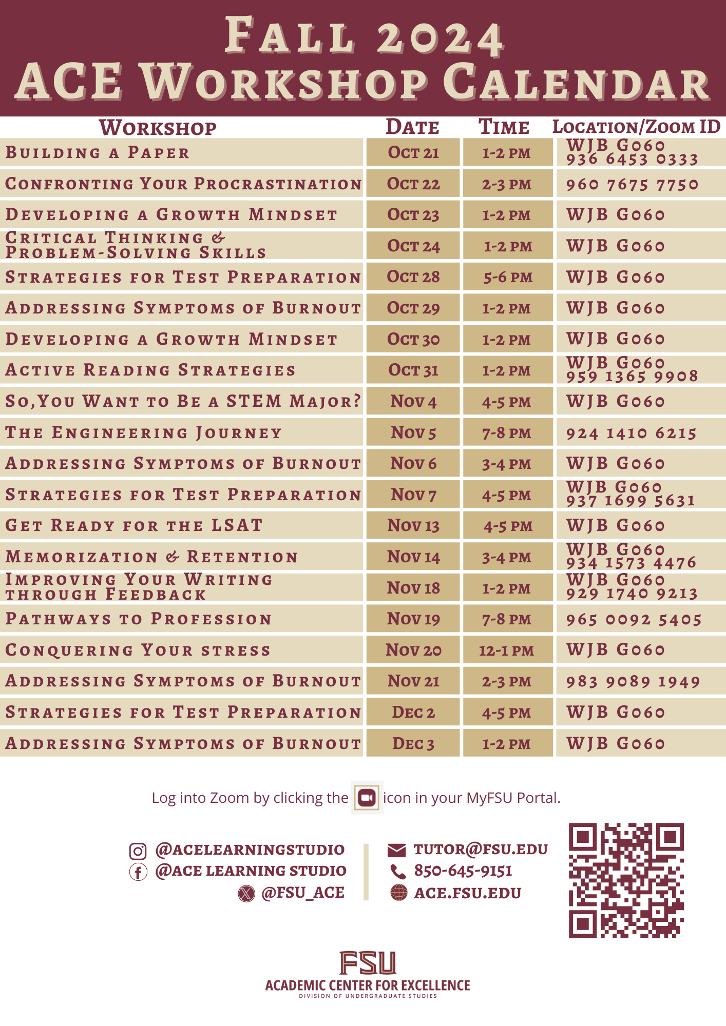 Workshops | Academic Center for Excellence