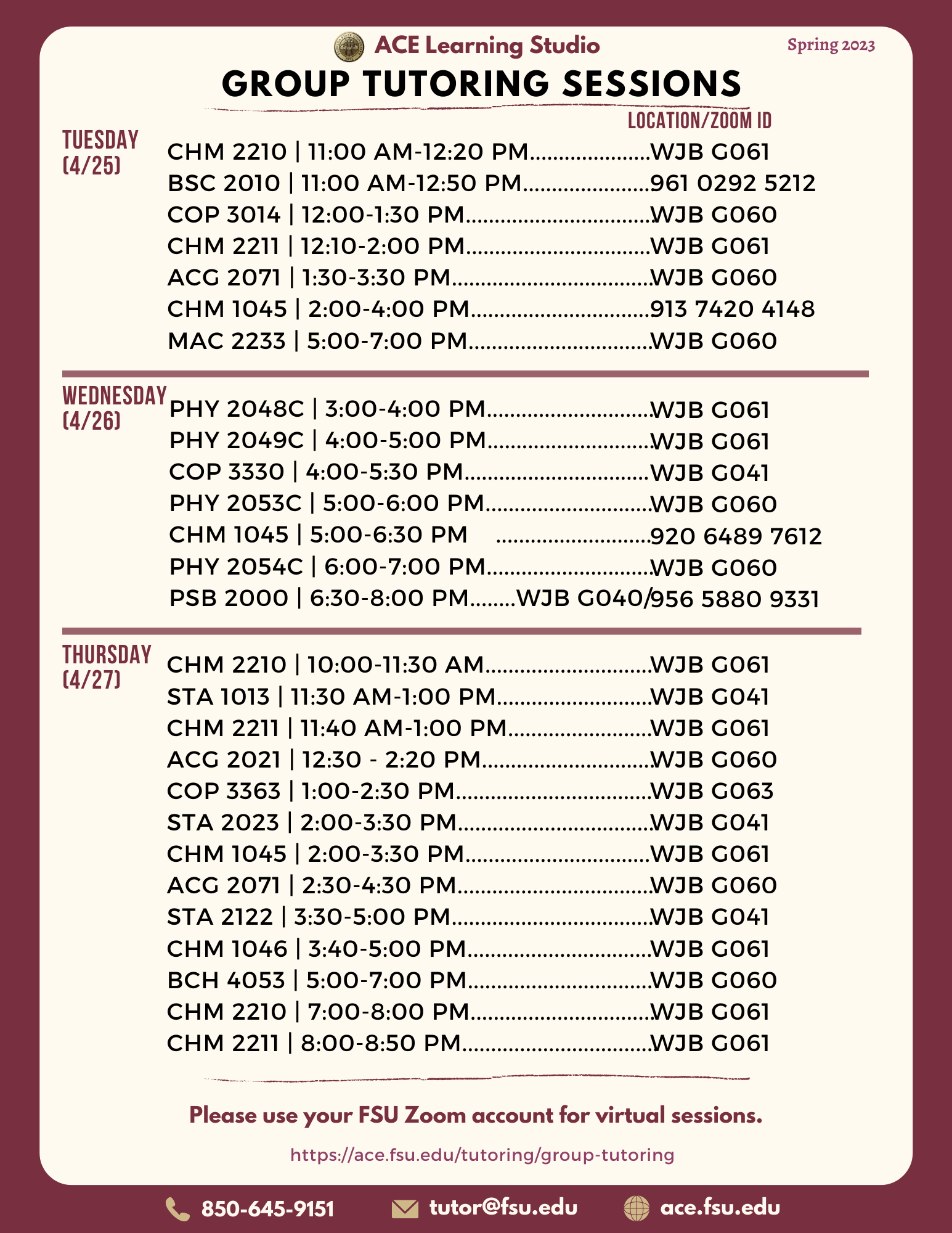 Group Tutoring | Academic Center for Excellence