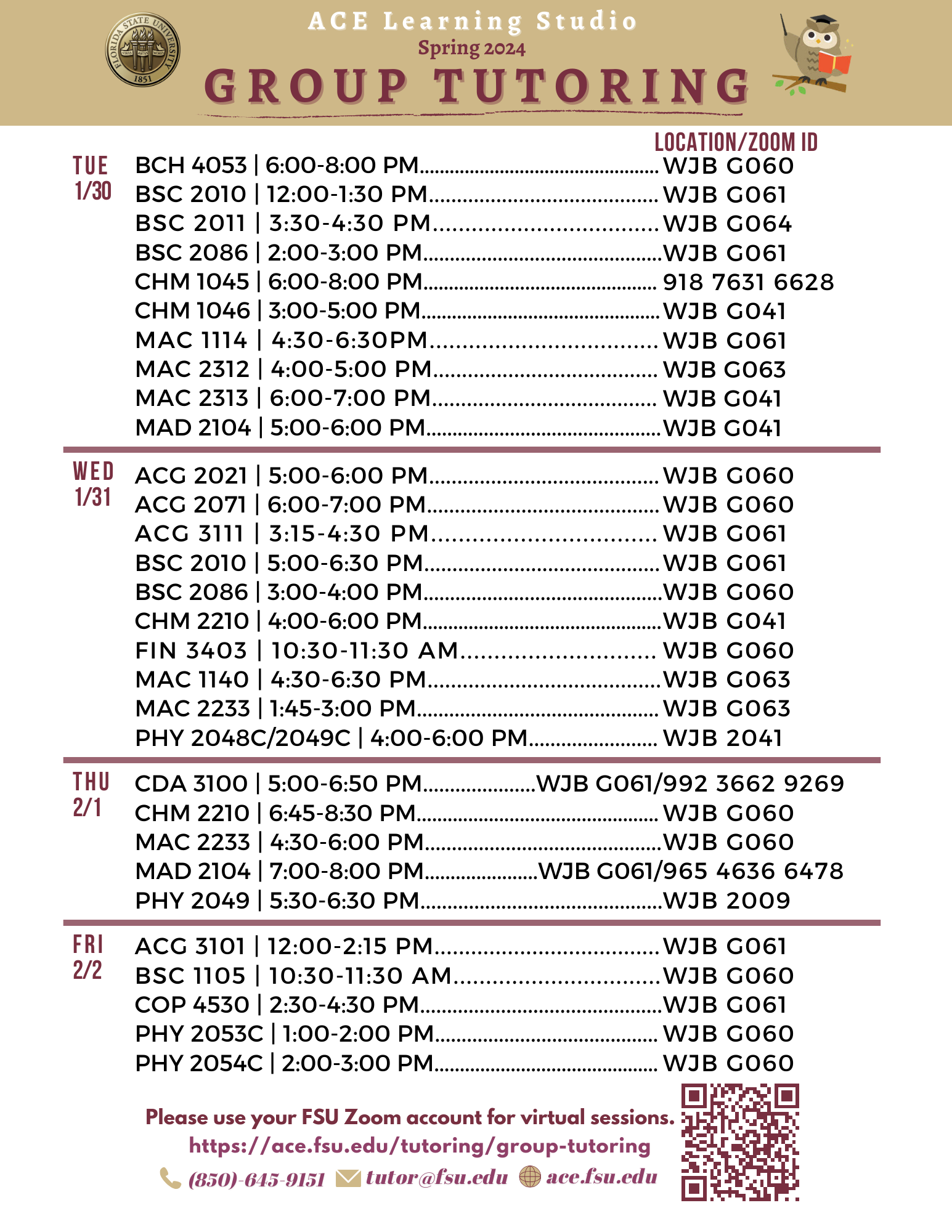 Group Tutoring | Academic Center for Excellence