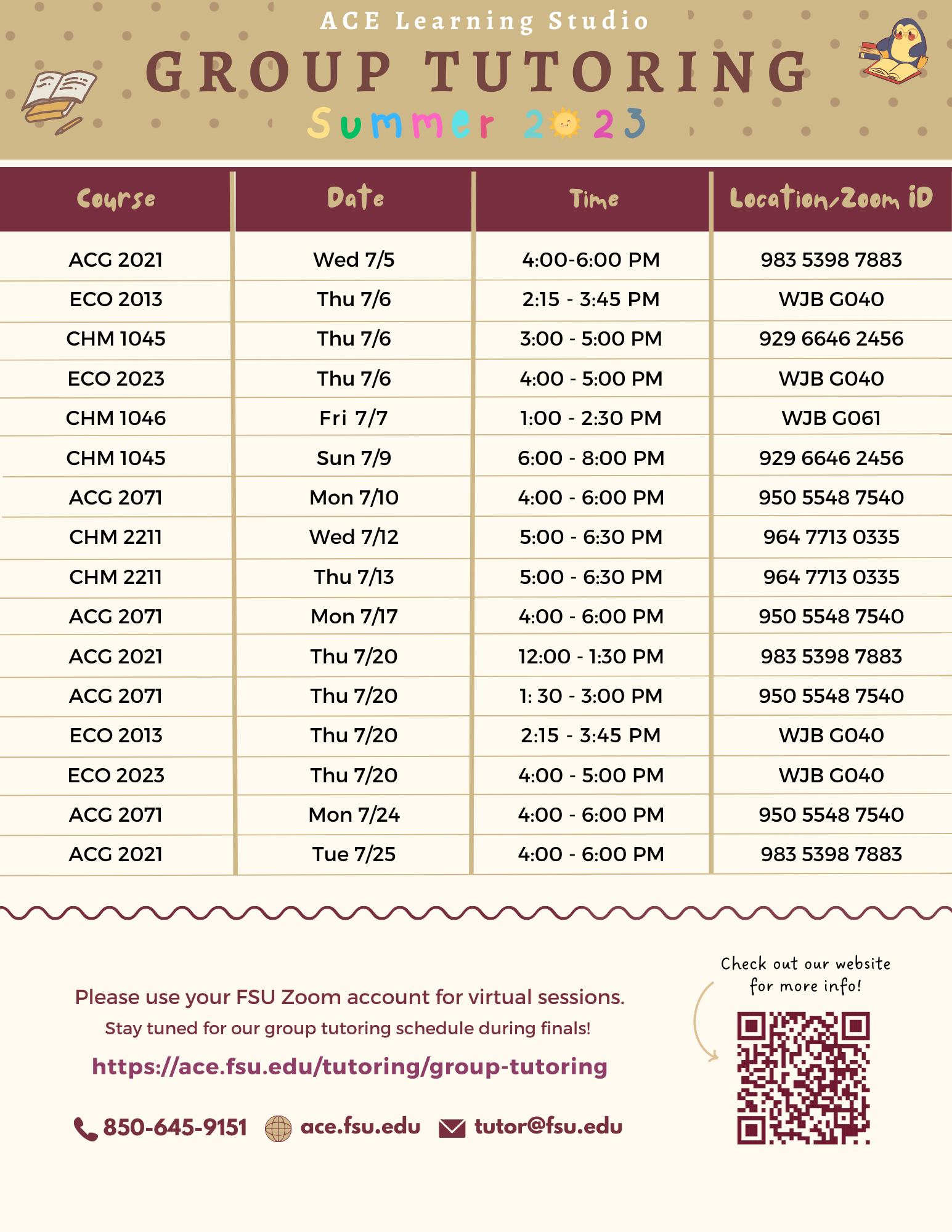Group Tutoring | Academic Center for Excellence